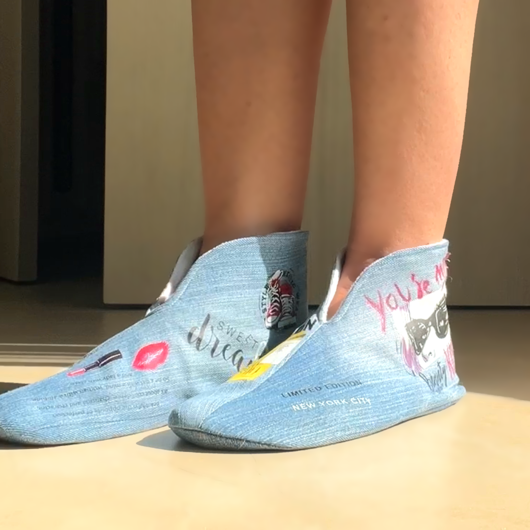 LONDON Slipper Boots PDF Sewing Pattern